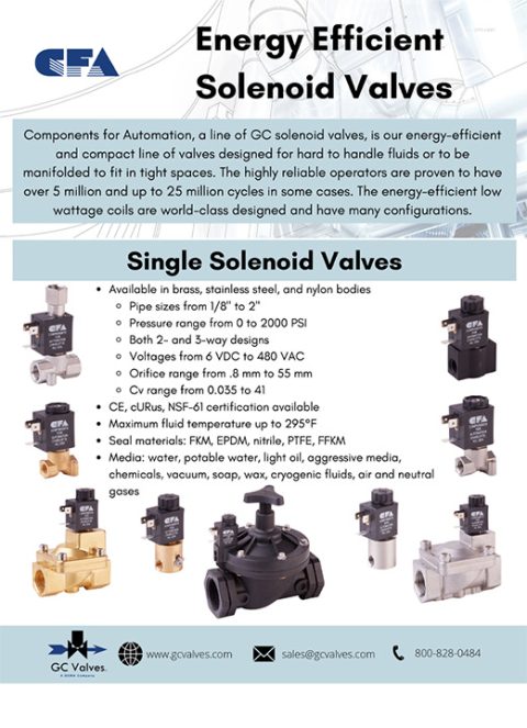 GC Valves - Solenoid Valve Literature