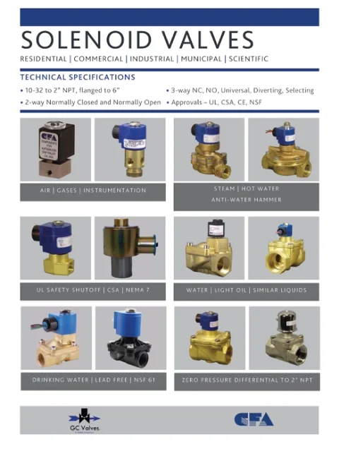 GC Valves - Solenoid Valve Literature